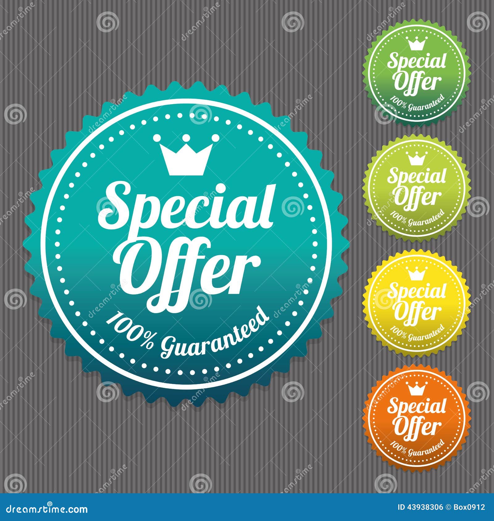 Special Offer Sticker and Tag Vintage and Gradient Stock Vector ...
