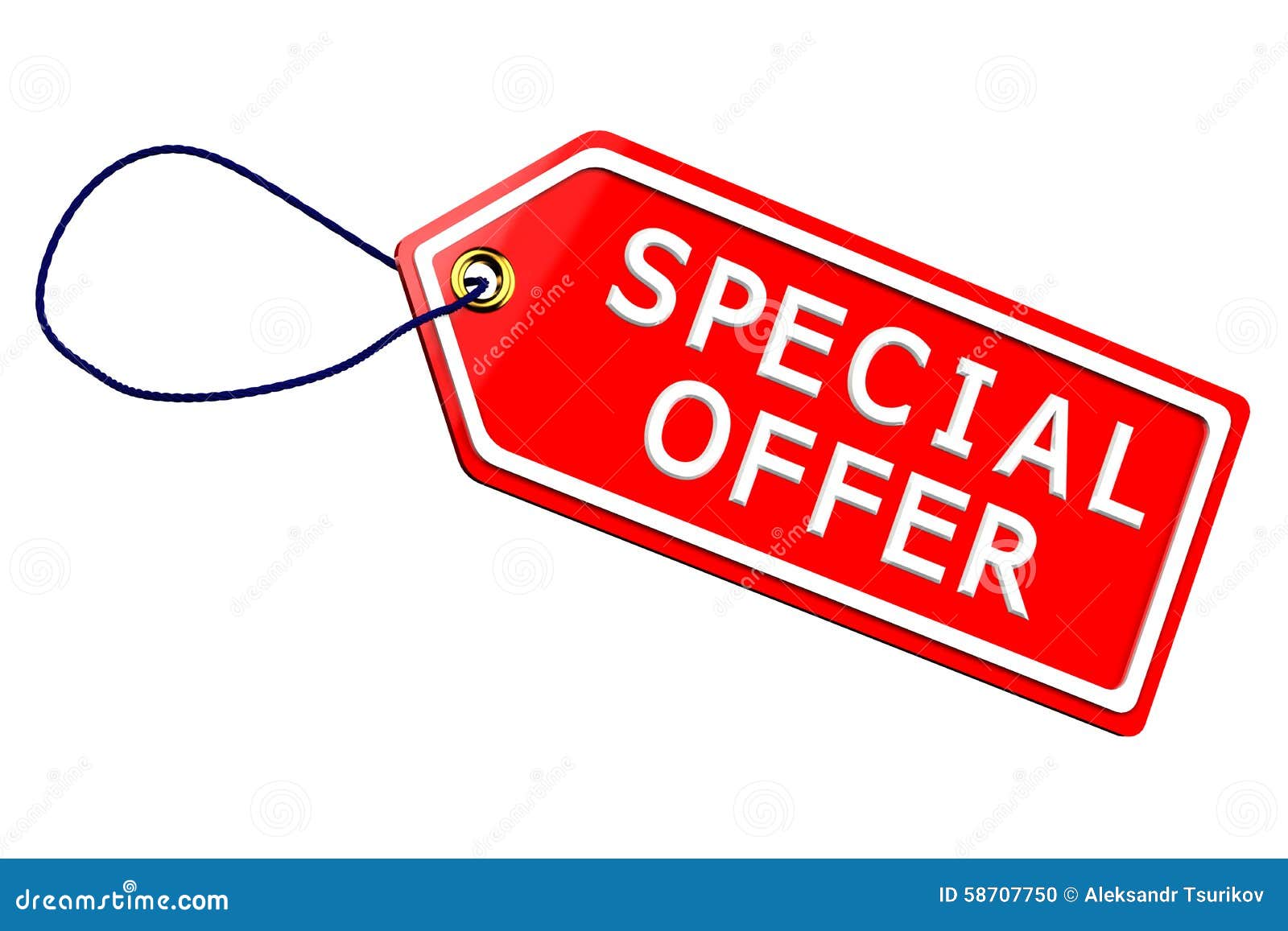 Special offer tag stock illustration. Illustration of badge - 58707750