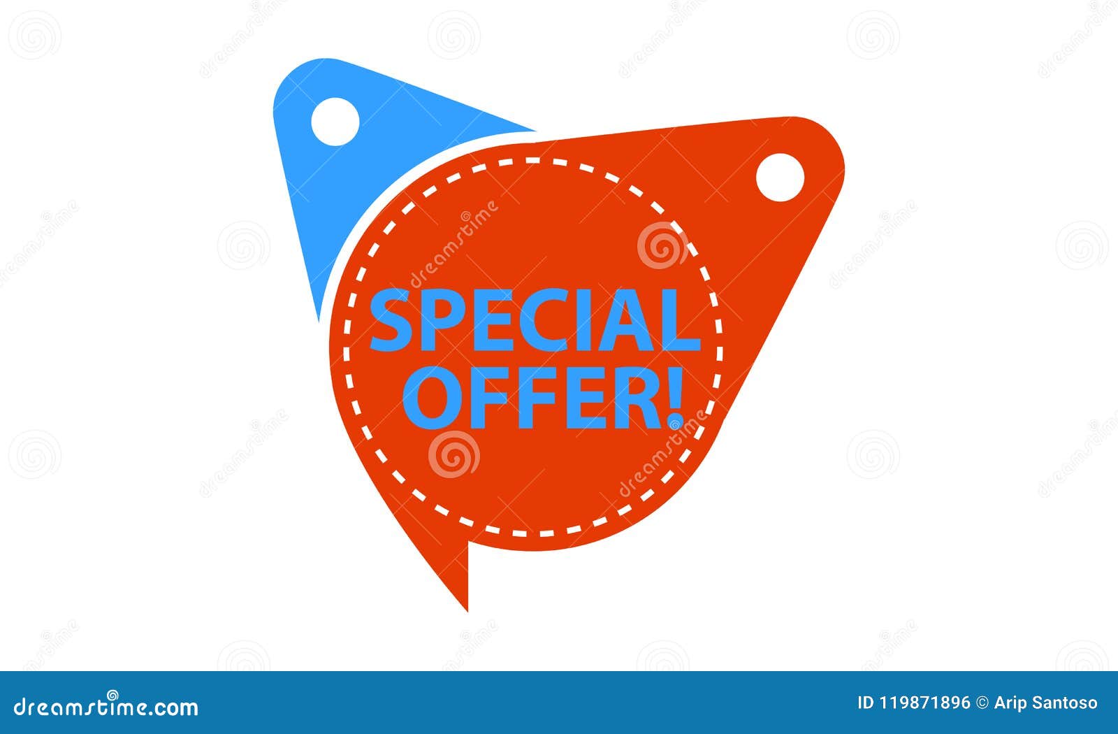 Special Offer Tag Template Isolated Stock Vector - Illustration of ...