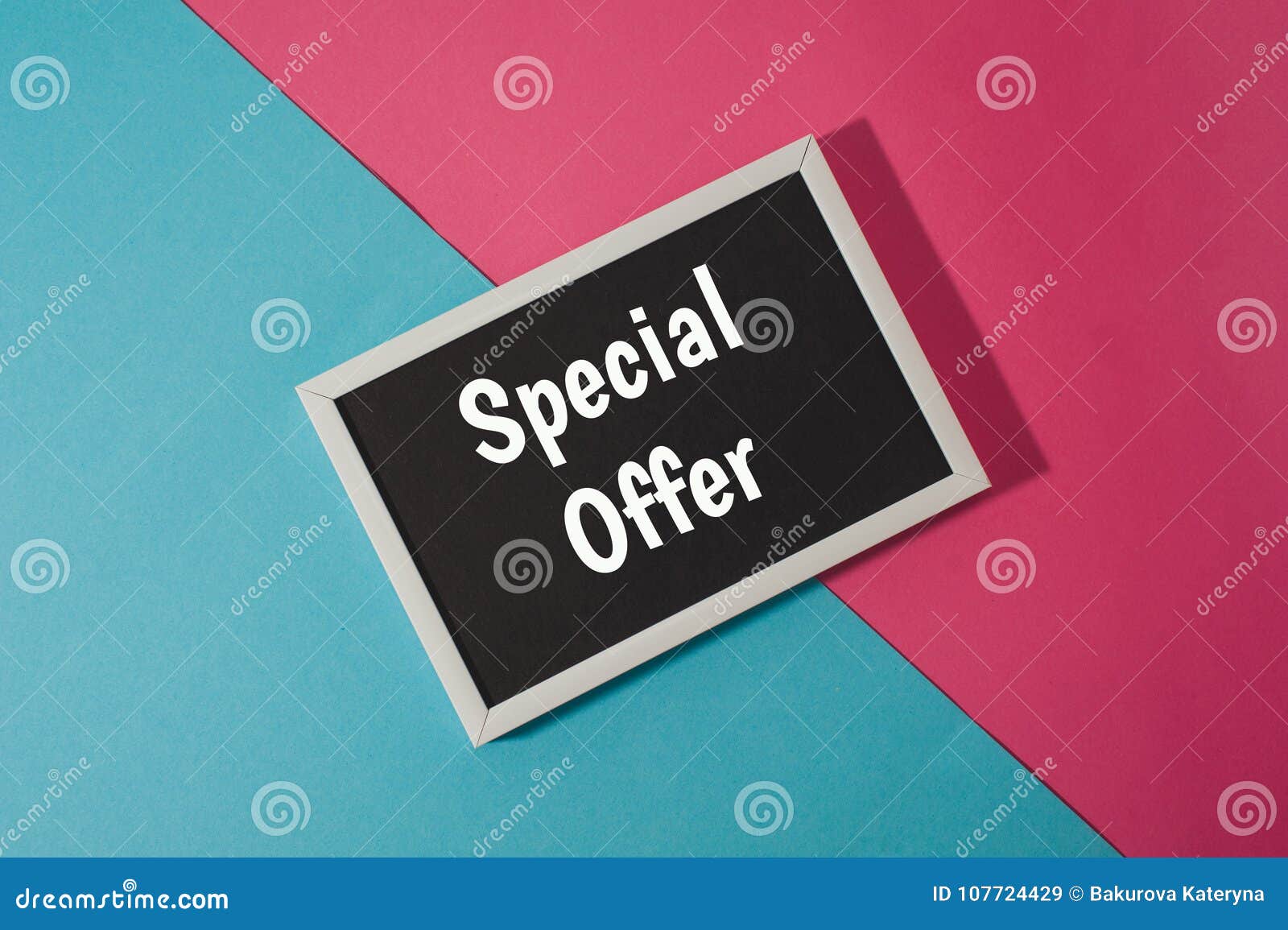 Special Offer - Text on Chalkboard Stock Image - Image of shop, message ...