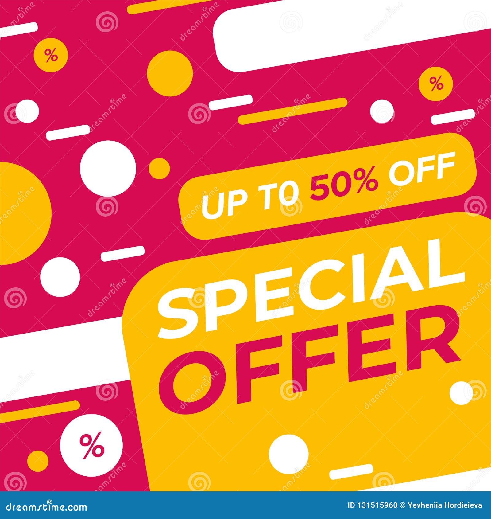 Special Offer Vector Layout for Banner, Cover, Flyer, Brochure or ...