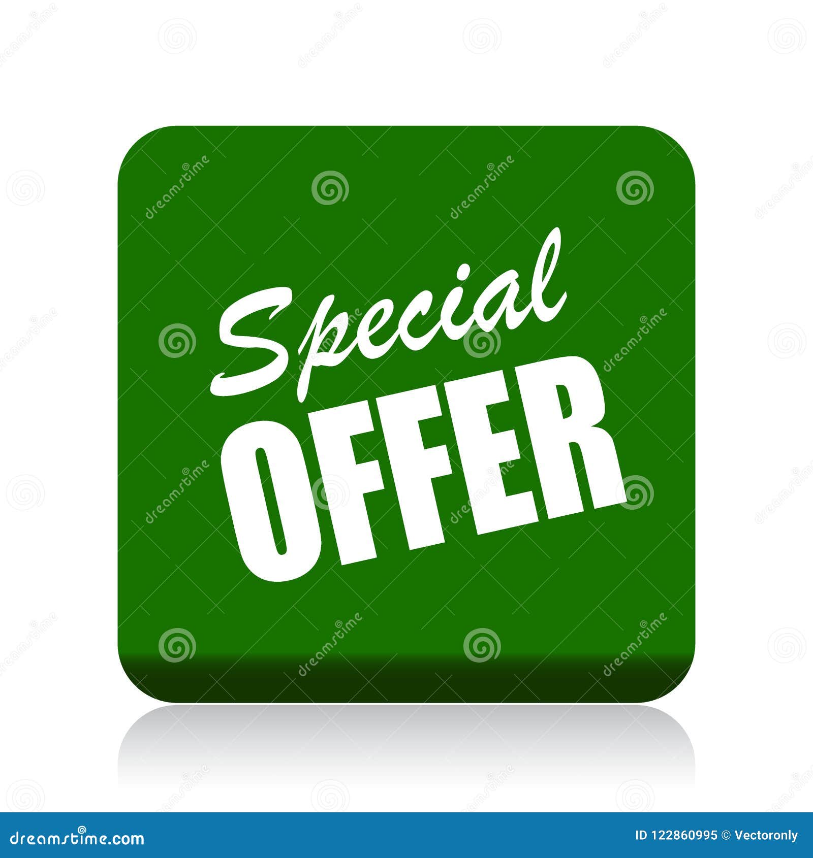 Special Offer Shopping Button Stock Illustration - Illustration of copy ...
