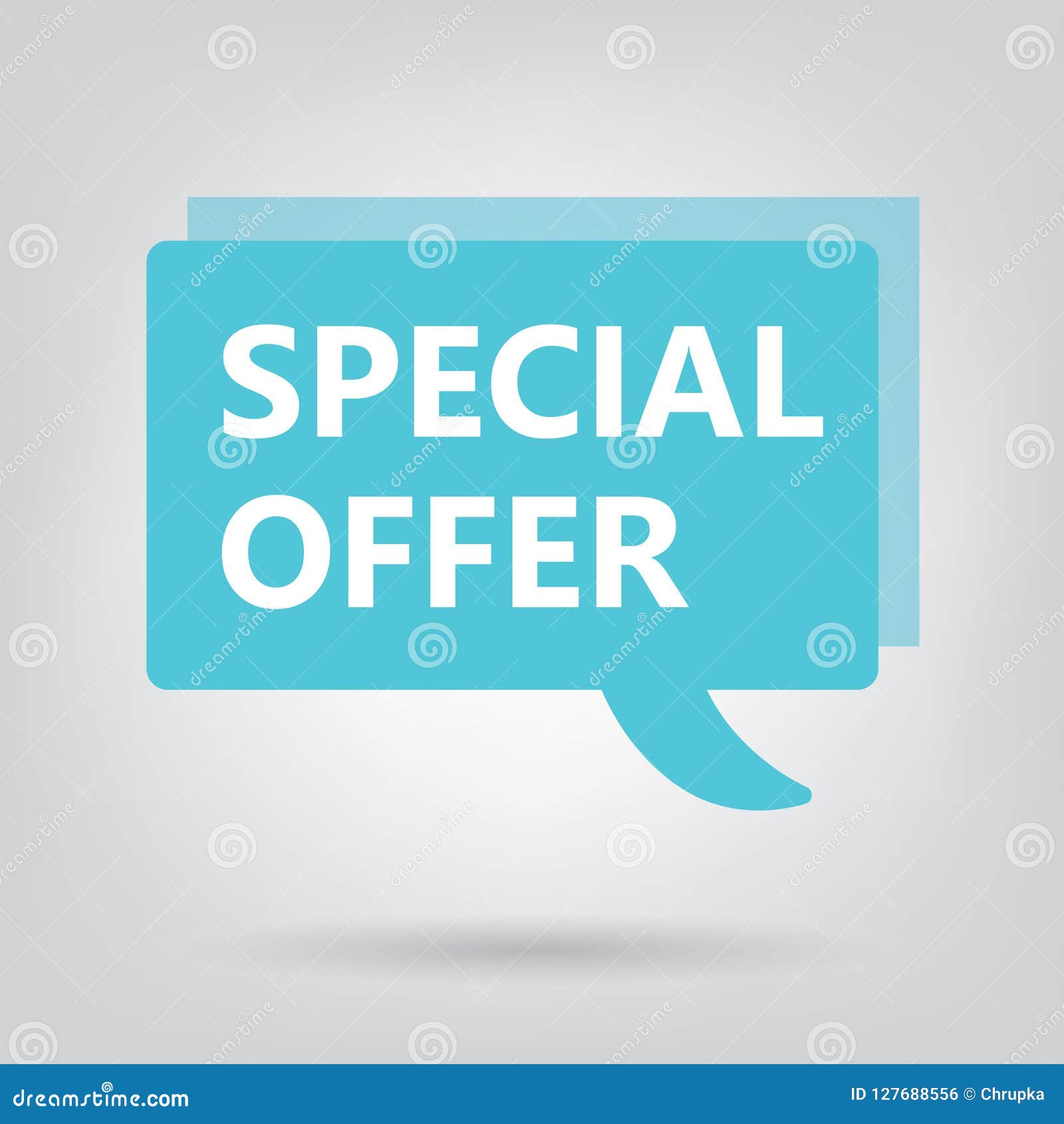 Special Offer Written on Speech Bubble Stock Vector - Illustration of ...