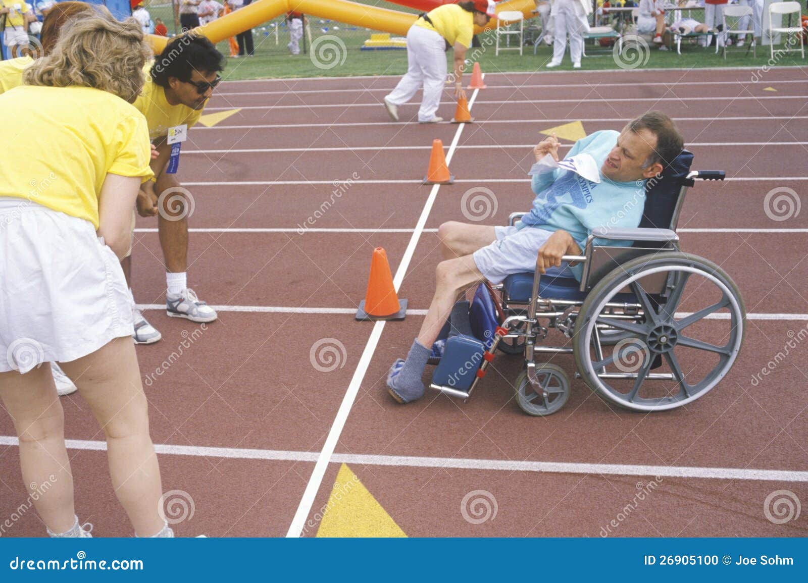 Special Olympics Athlete in Wheelchair, Editorial Image - Image of ...