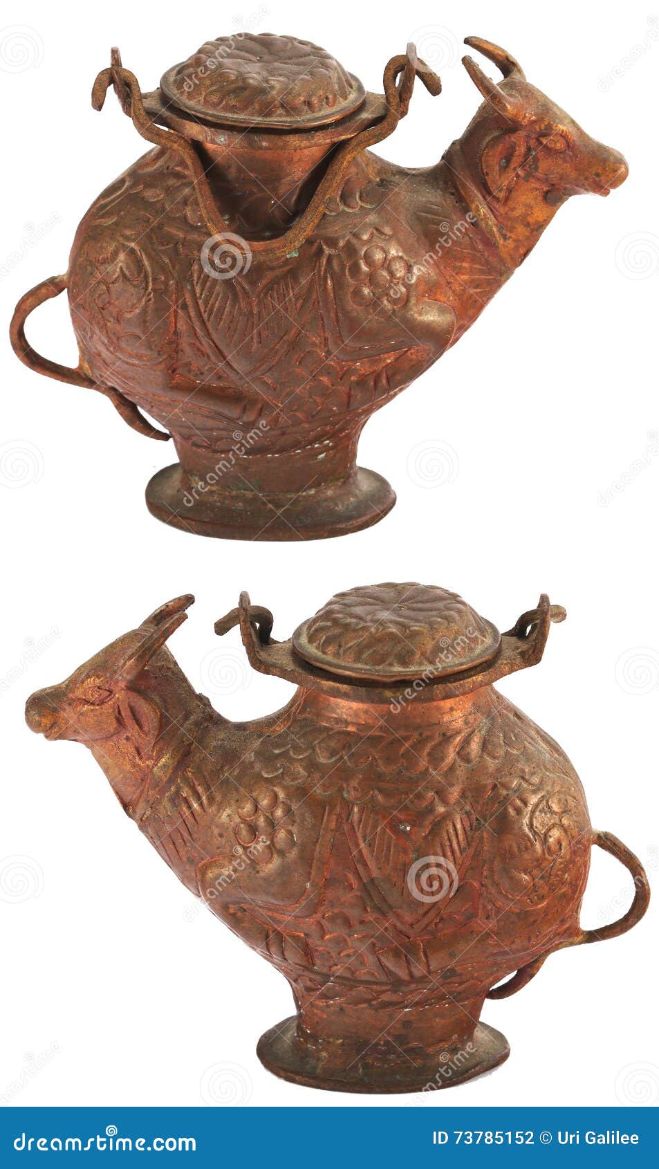 Special ox shaped kettle stock photo. Image of spout - 73785152