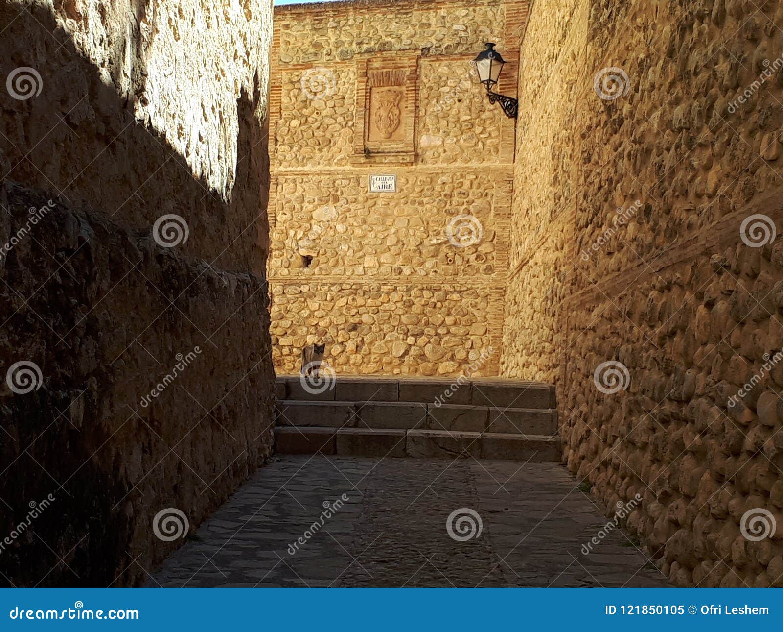 Narrow Passageway at the City Antequera, Spain Editorial Image - Image ...