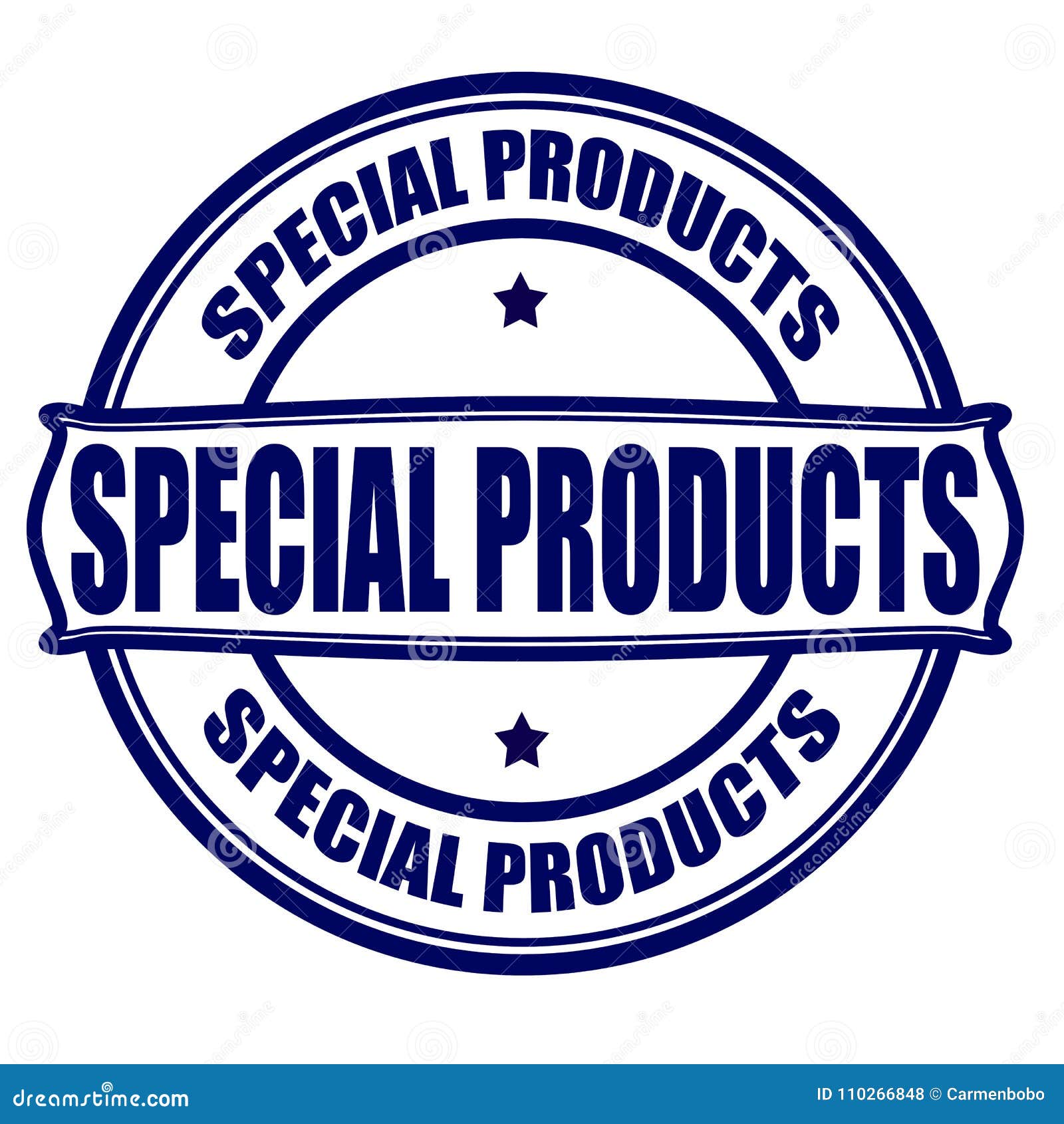 Special products stock illustration. Illustration of blue - 110266848