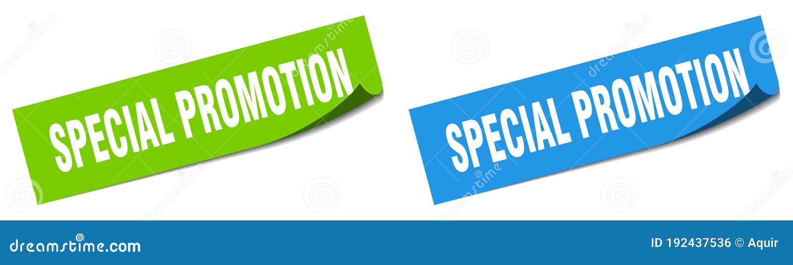 Special Promotion Sticker. Special Promotion Sign Set Stock Vector ...