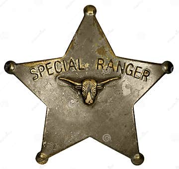 Special Ranger badge stock photo. Image of gunslinger - 8620540