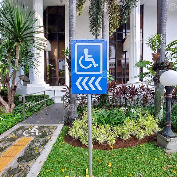 Special Road Sign for the Disabled Stock Photo - Image of blind ...