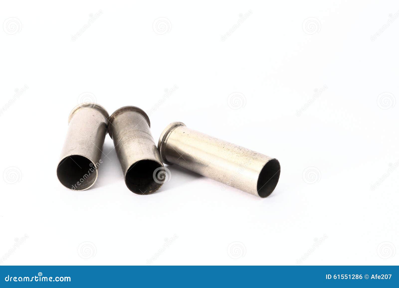 .38 Special Shell Casings Isolated On White Background Stock Image ...