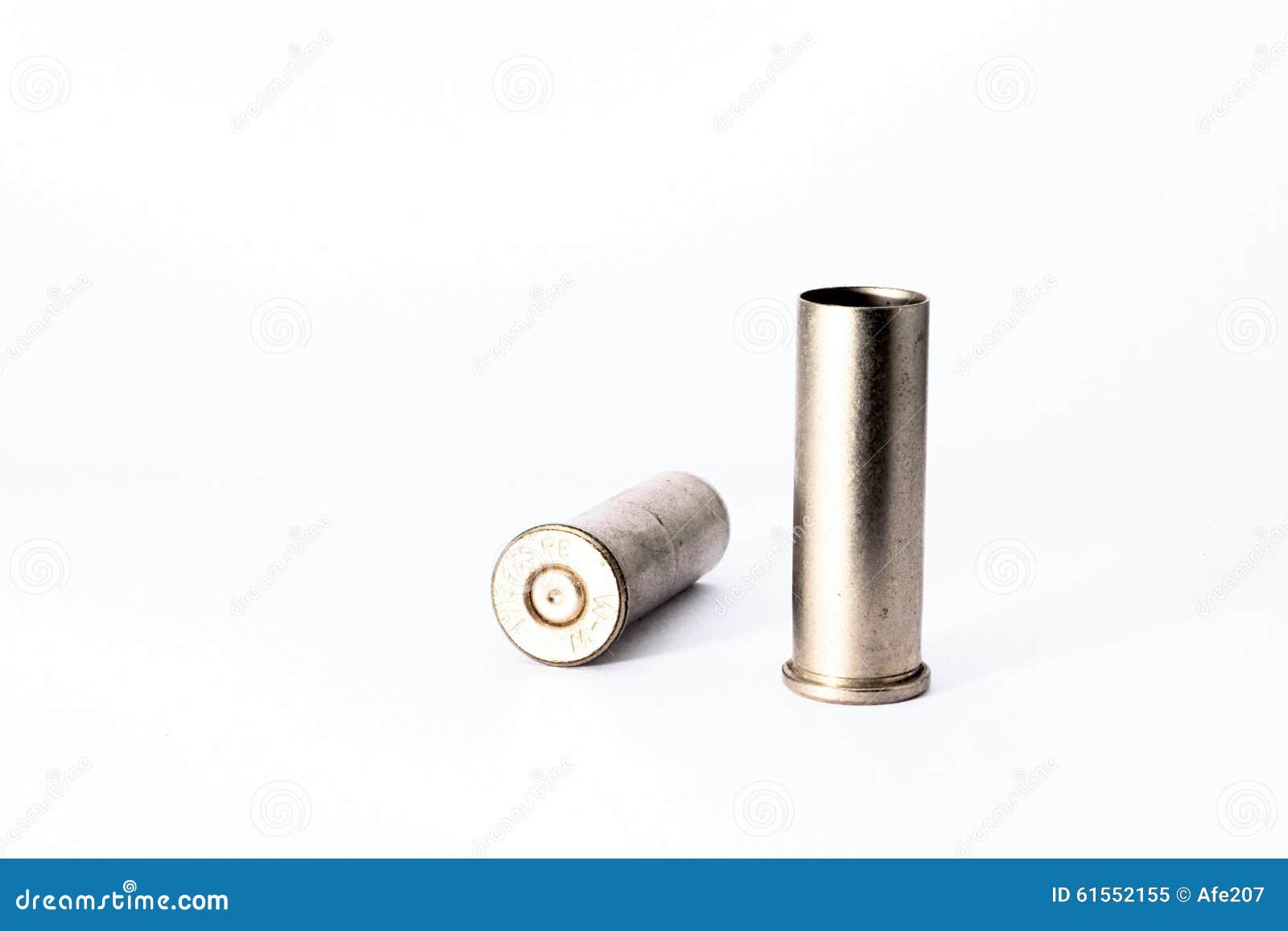 .38 Special Shell Casings Isolated On White Background Stock Image ...