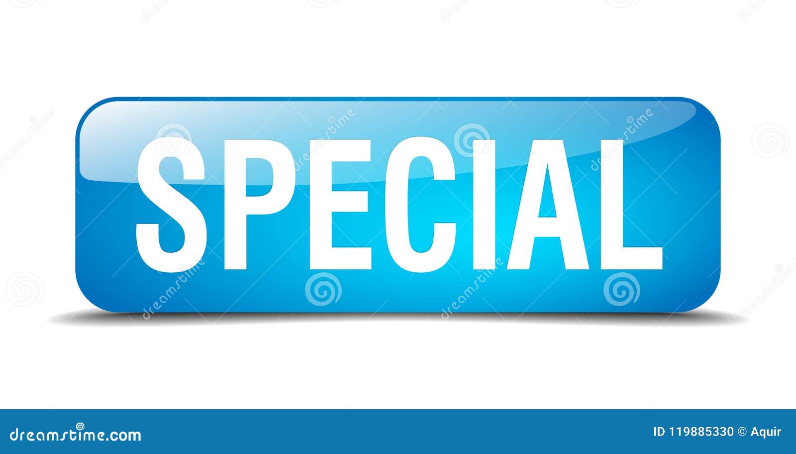 Special button stock vector. Illustration of modern - 119885330