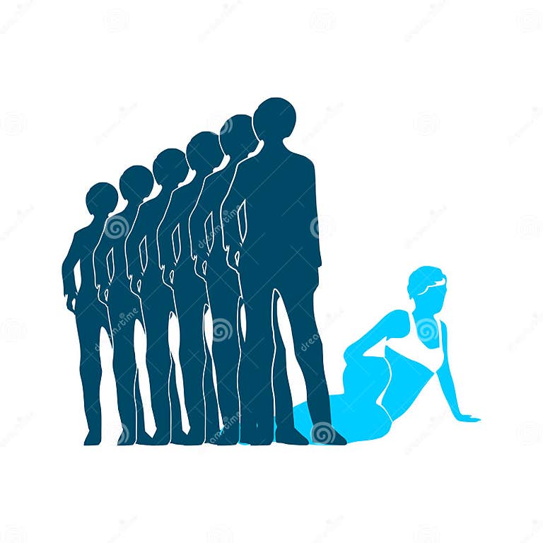 Human differences concept stock vector. Illustration of group - 156809302