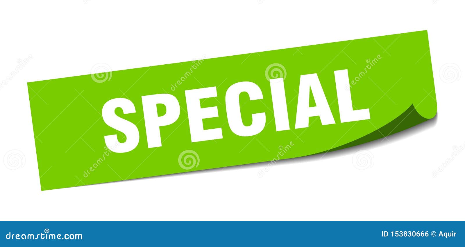 Special sticker. stock vector. Illustration of paper - 153830666