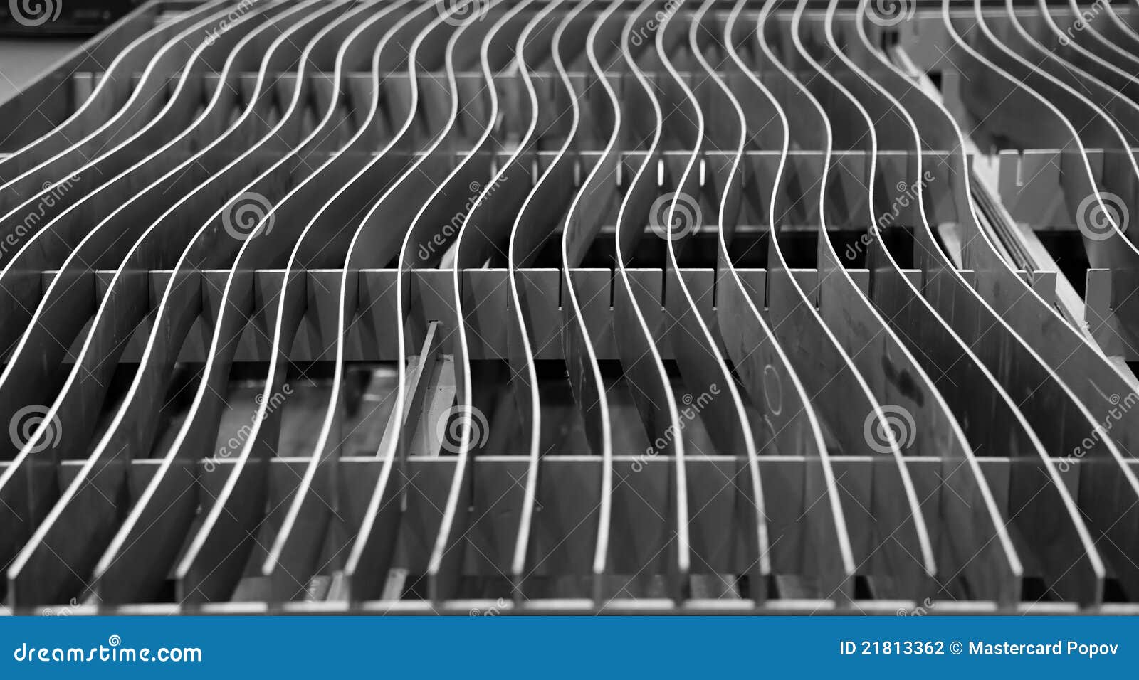 Special Table for Moving of Steel Sheets Stock Photo - Image of tool ...