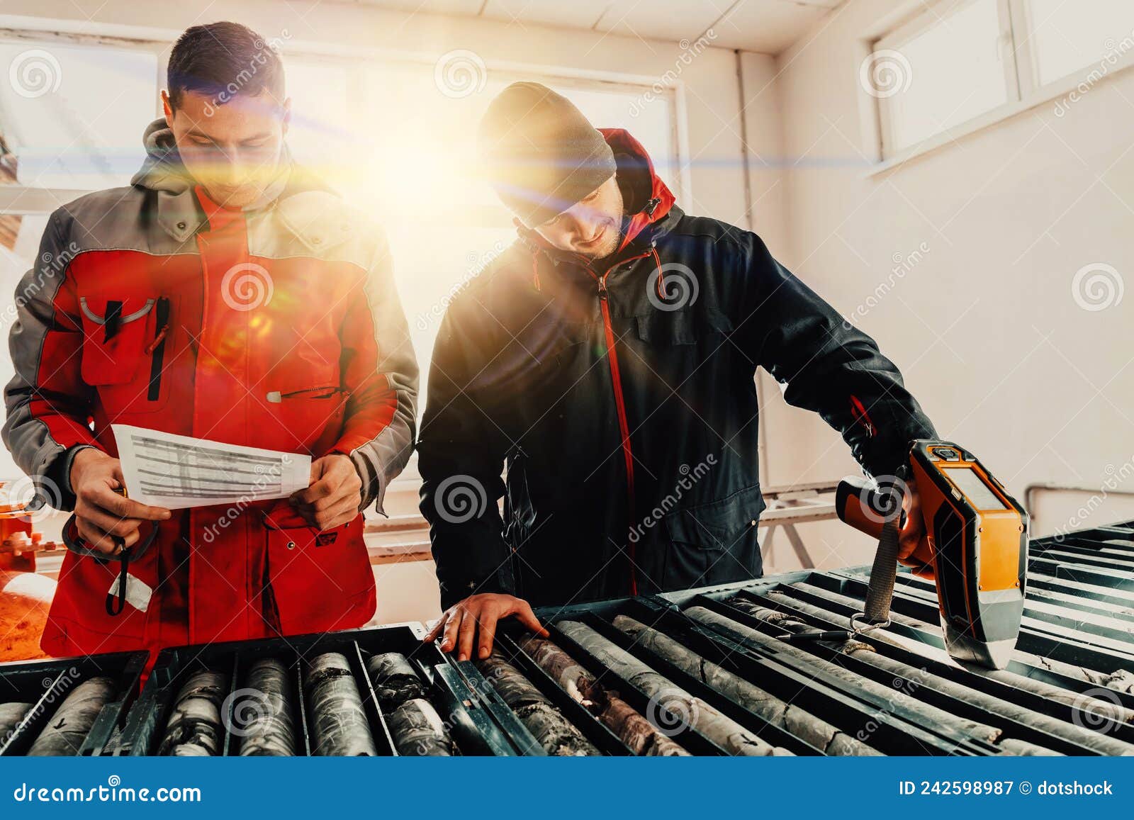 A Special Team of Geologists Who Study Rocks in Industry Using Modern ...