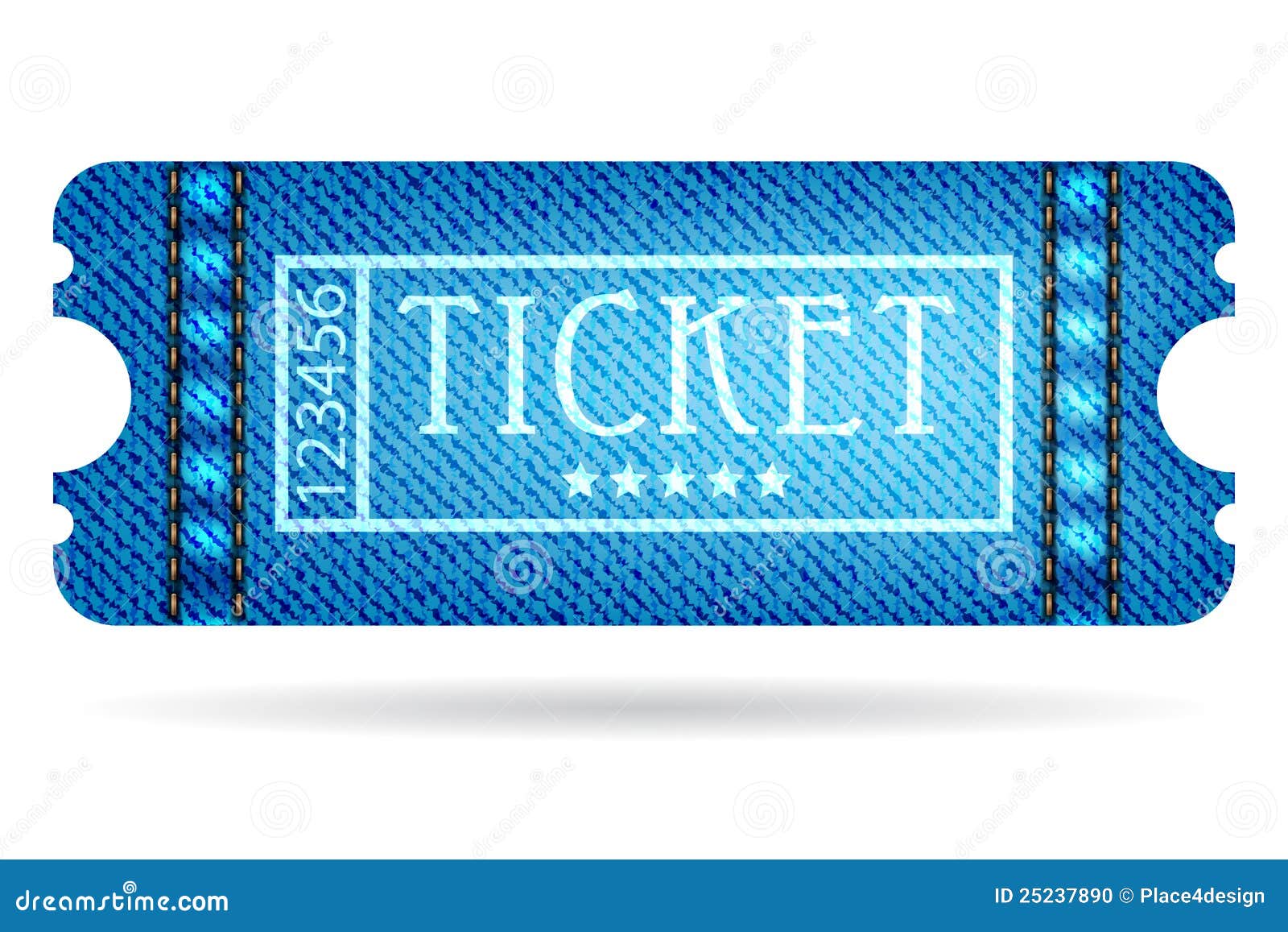 Special ticket stock vector. Illustration of place, icon - 25237890