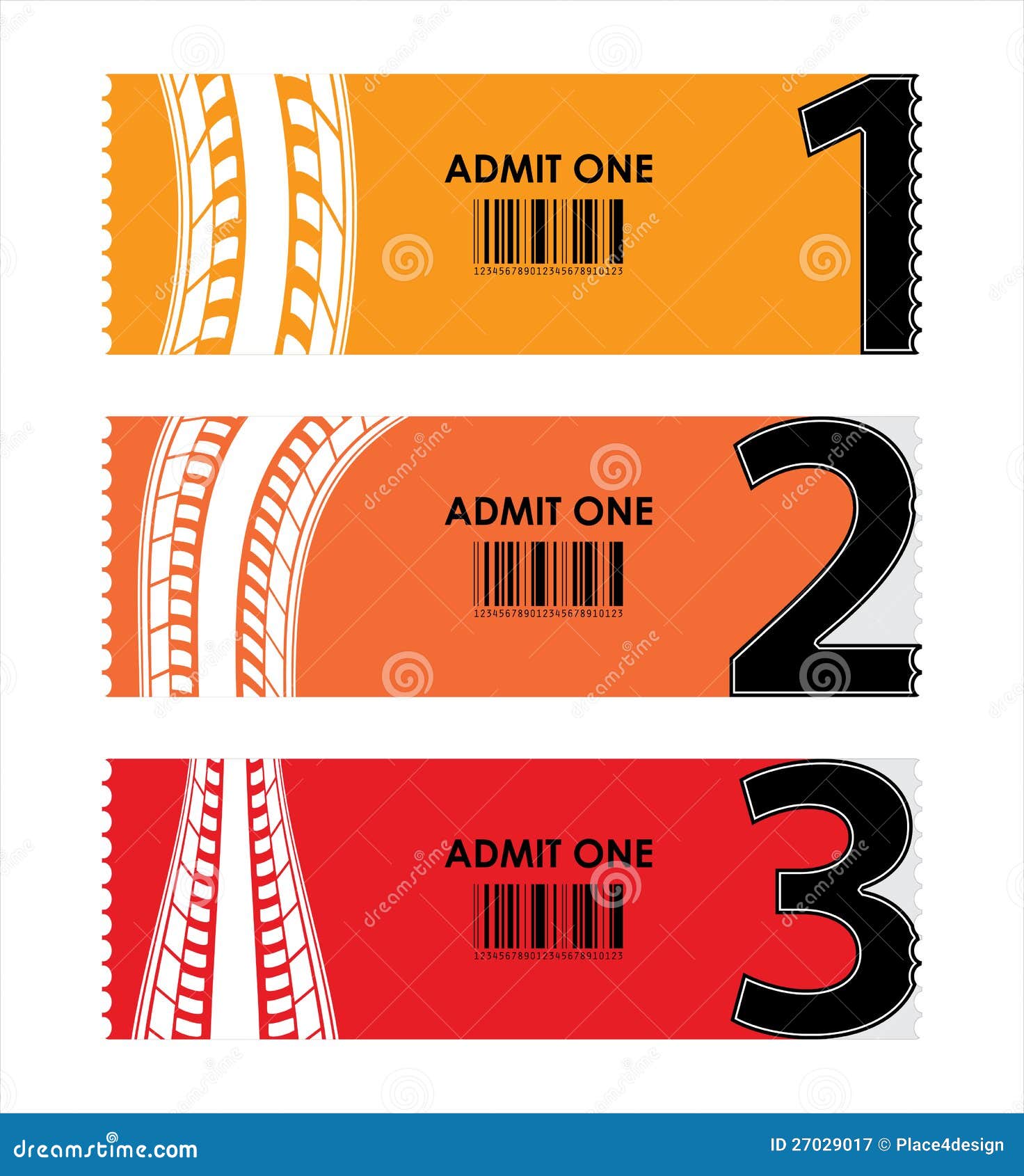 Special tickets stock vector. Illustration of film, element - 27029017