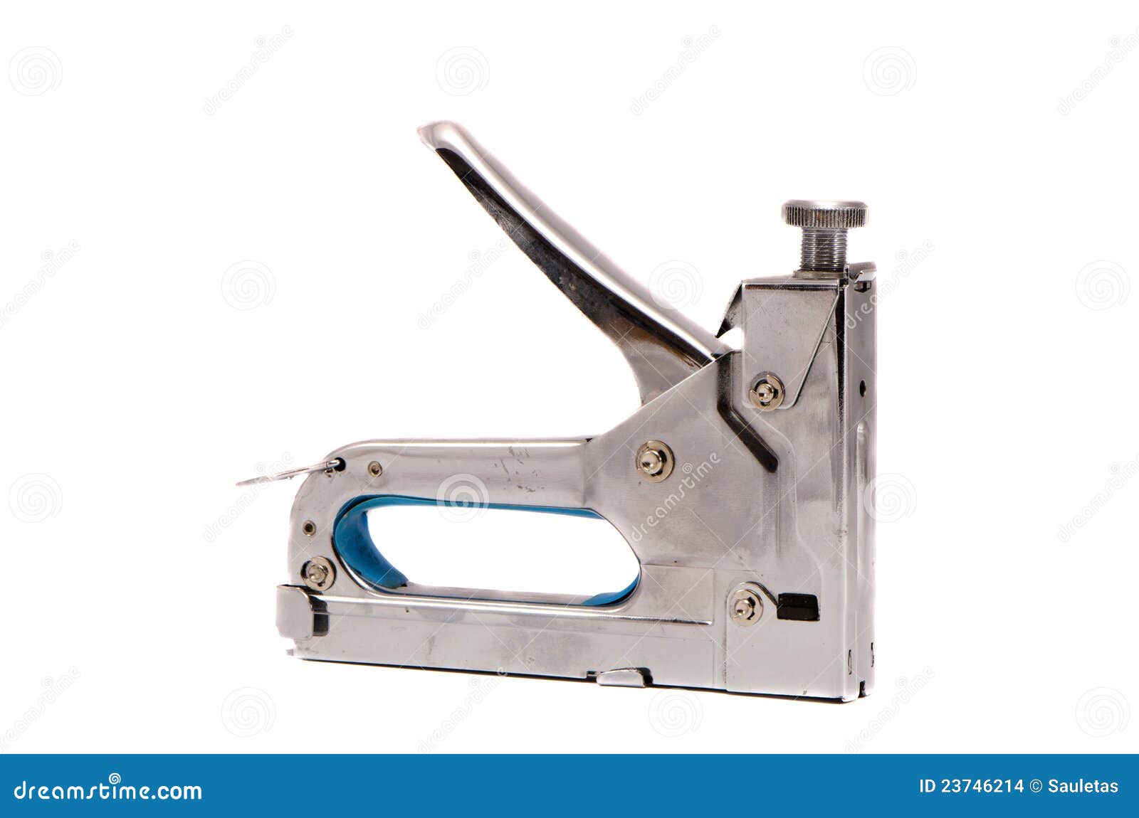 Special Tool Stapler Paper Fixing Wooden Objects Stock Photo - Image of ...