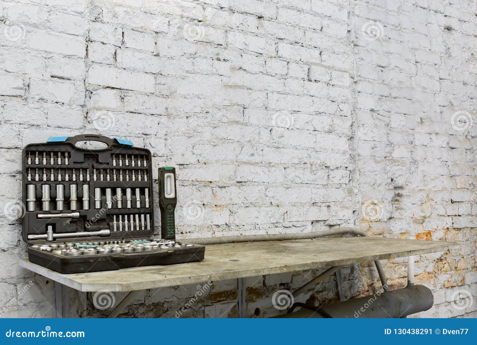 Special Tools Auto Mechanic. in the Box. Standing on the Table Stock ...
