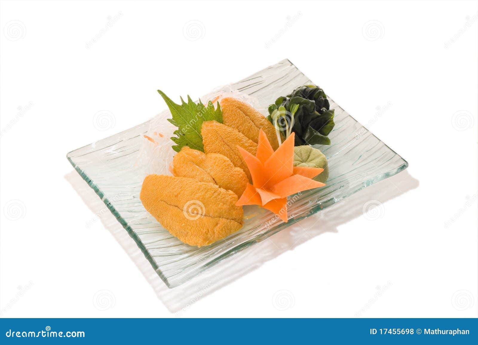 Special Uni Sashimi stock photo. Image of gourmet, japanese - 17455698