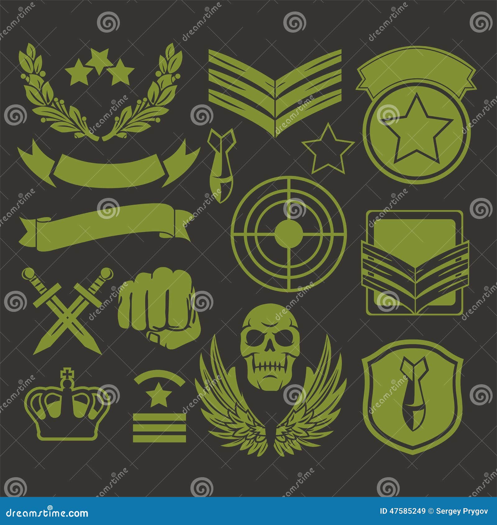 Special Unit Military Patches Stock Vector - Illustration of armed ...