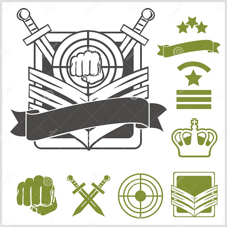 Special Unit Military Patches Stock Vector - Illustration of forces ...