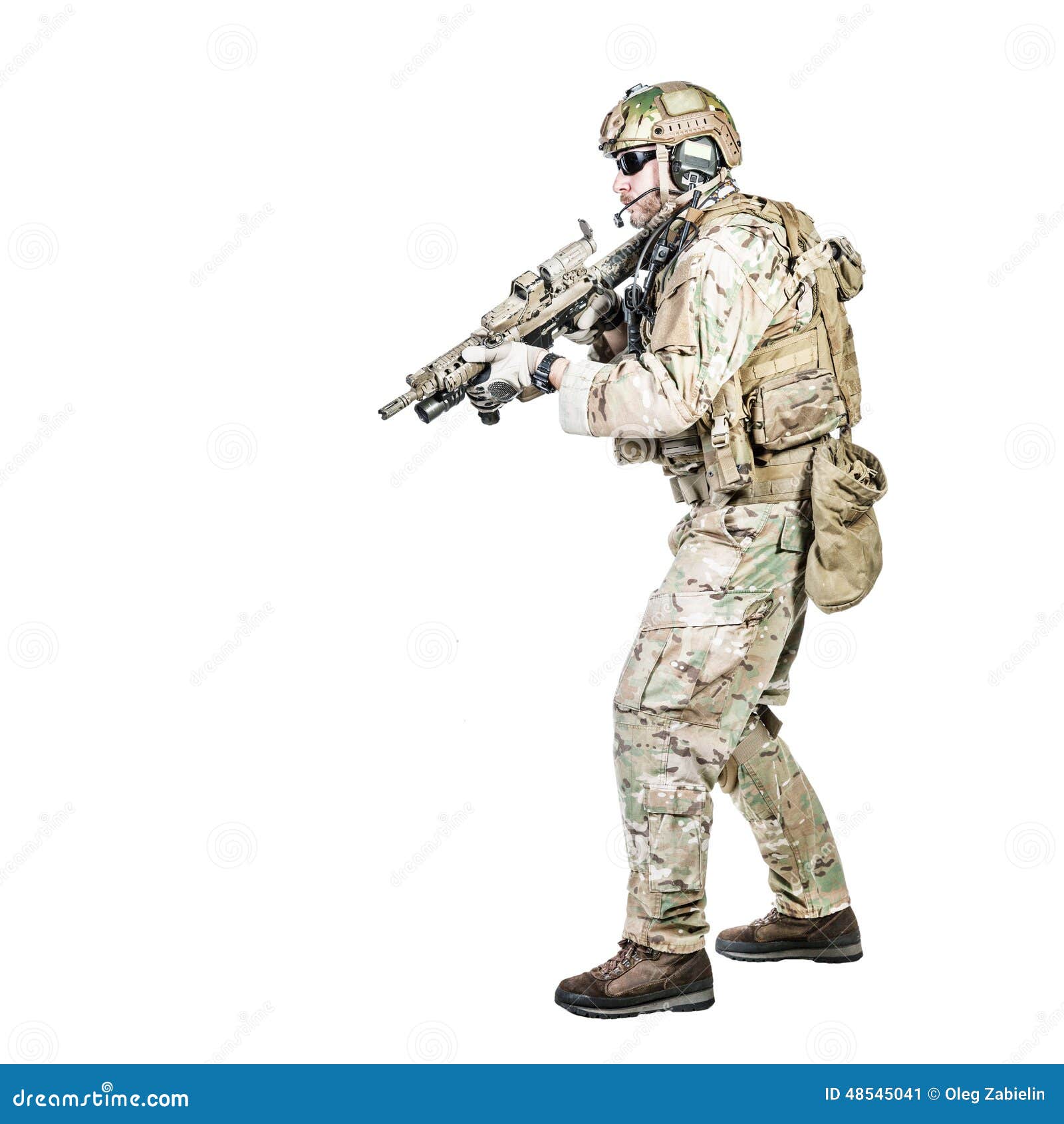 Special warfare operator stock image. Image of soldier - 48545041