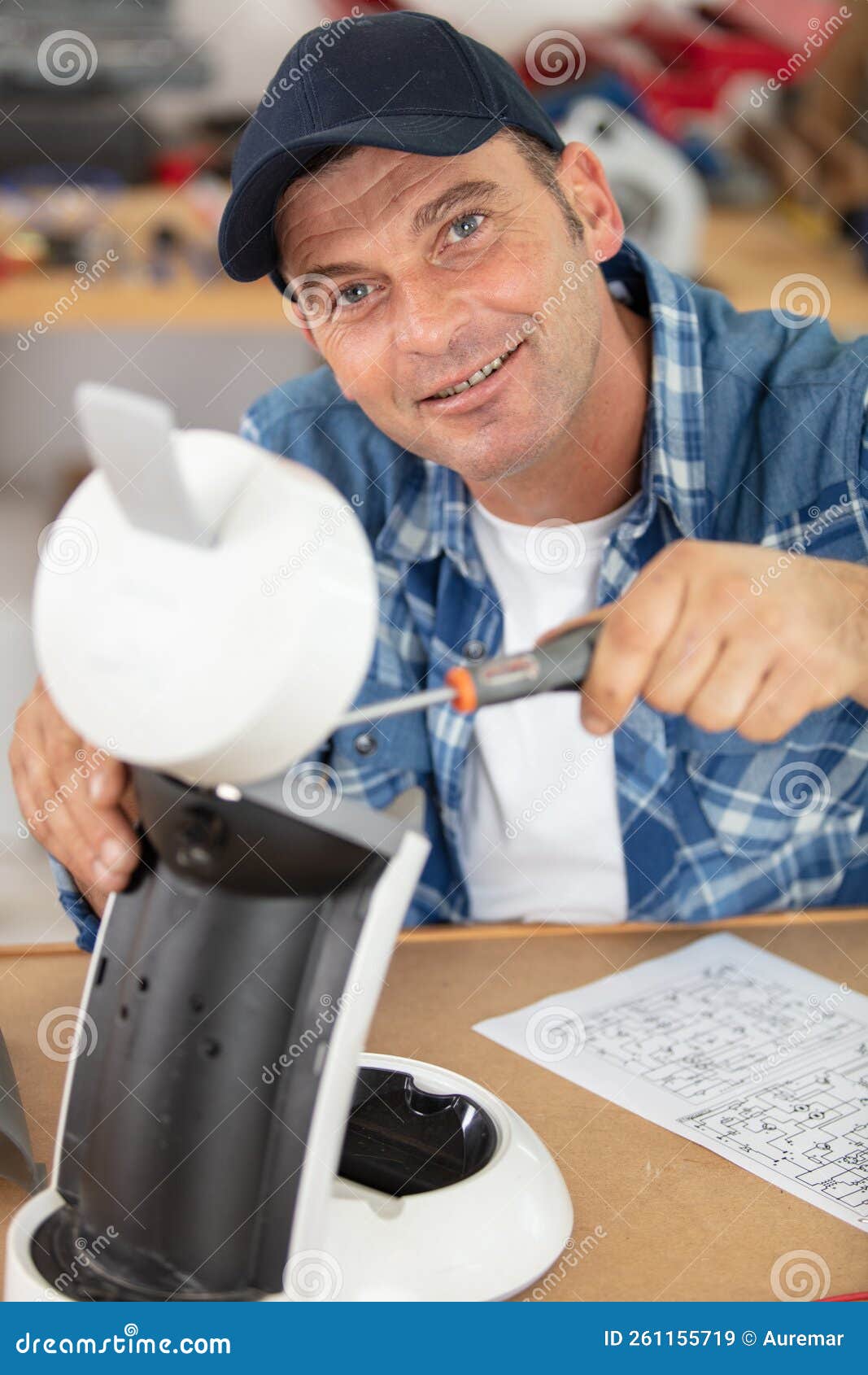 Special Workshop for Broken Machine Stock Image - Image of barista ...