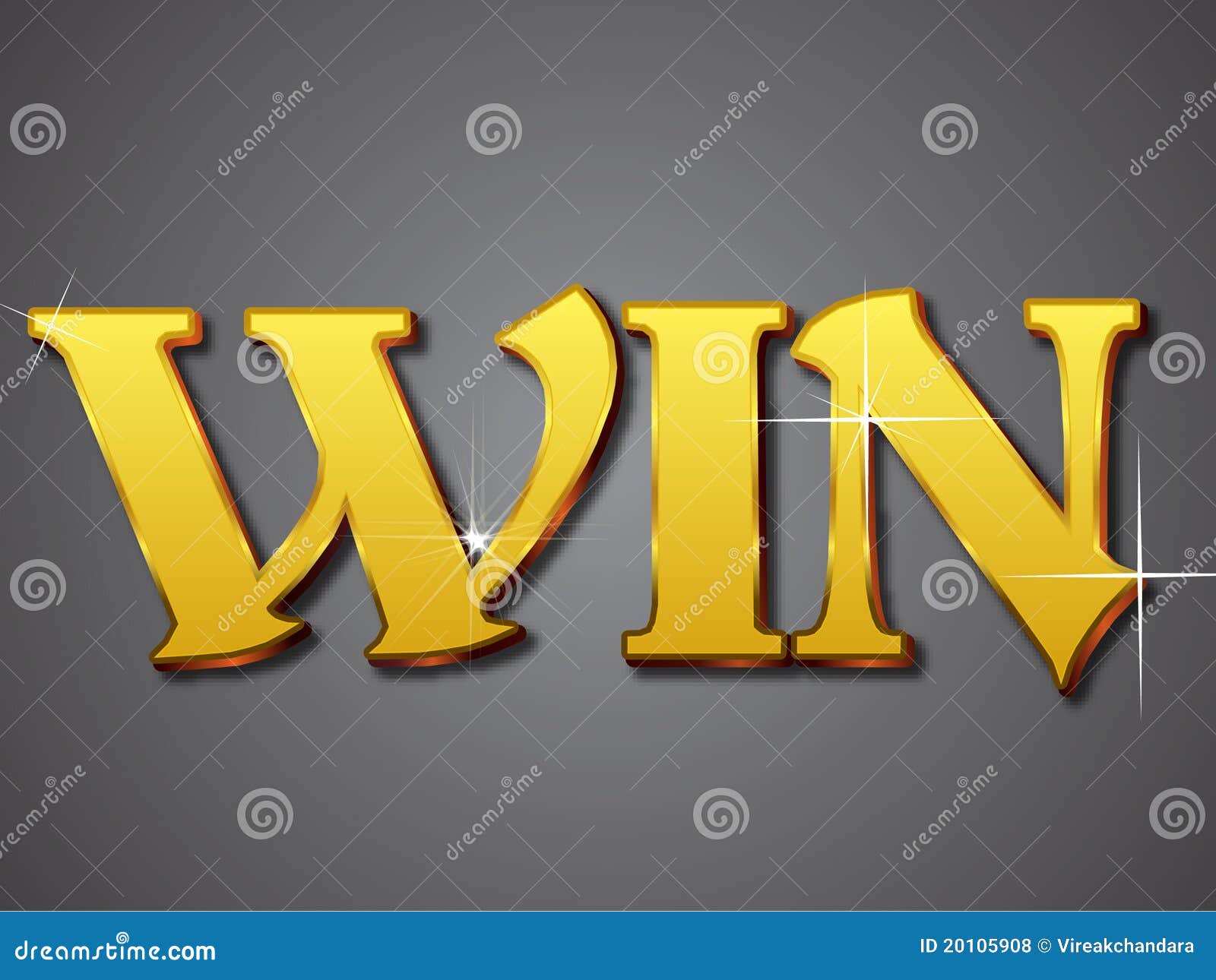 Special Write in Gold 3D Font Stock Vector - Illustration of heading ...