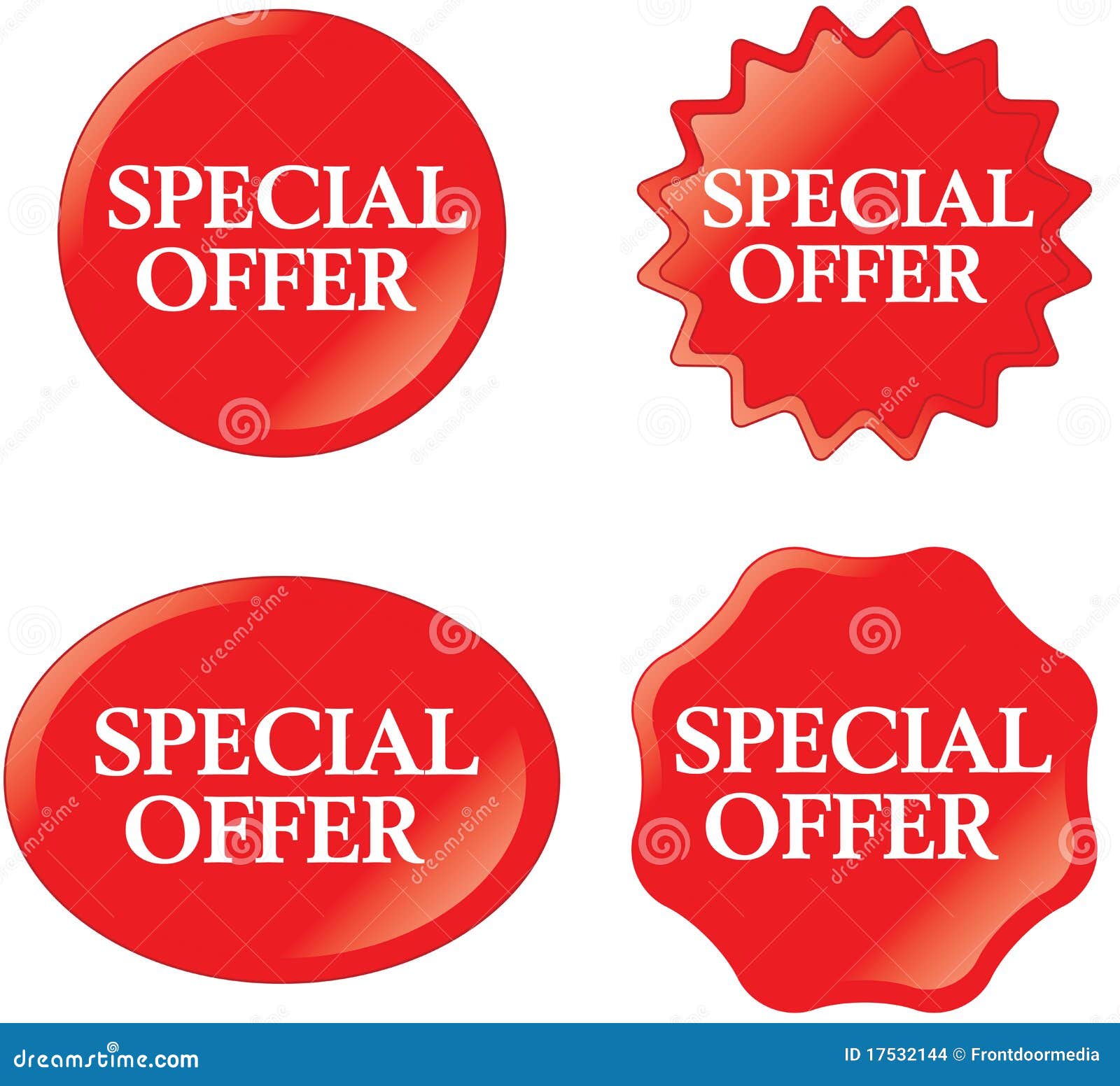 SPECIALE AANBIEDING vector illustratie. Illustration of ovaal - 17532144