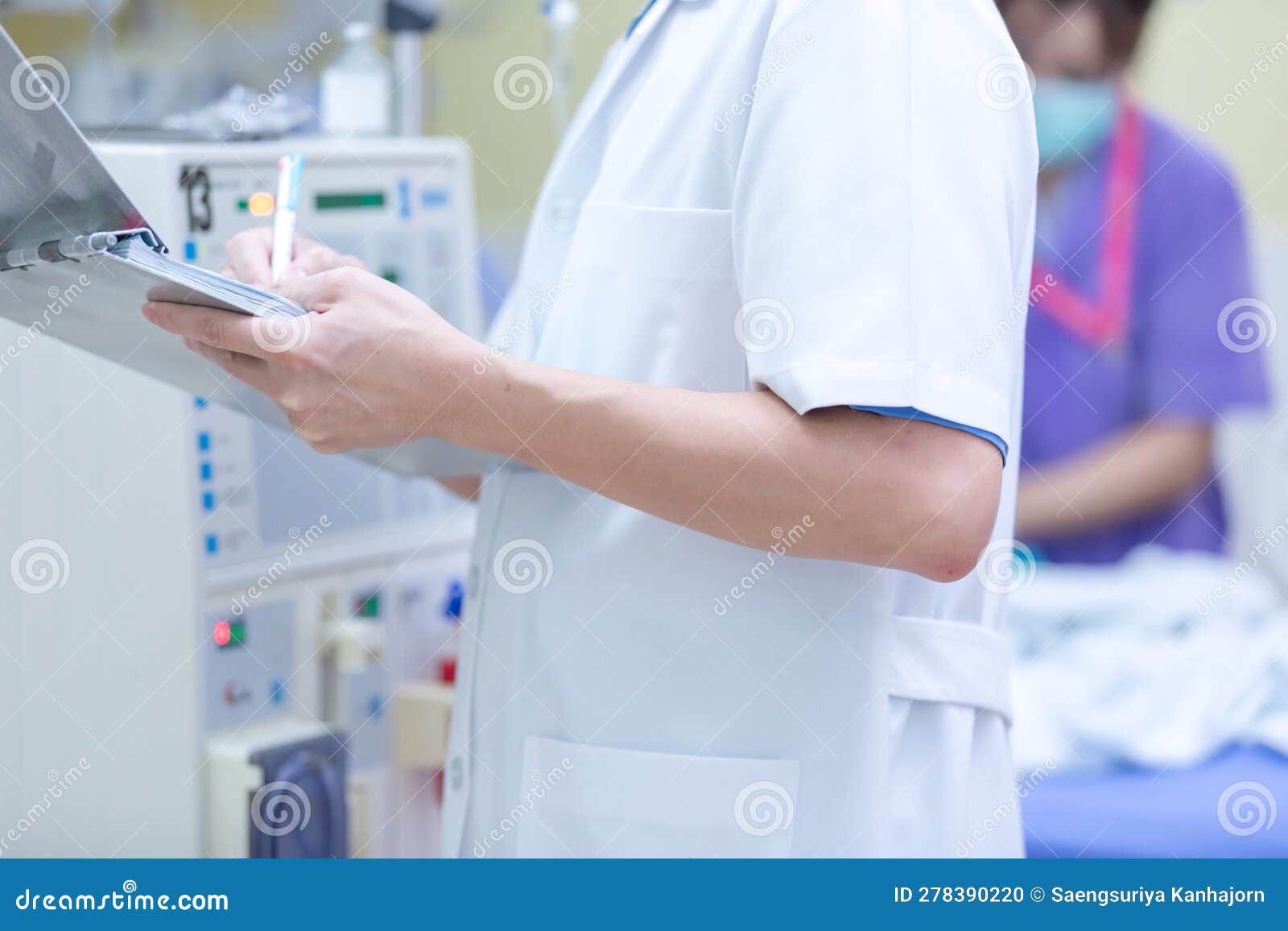 The Specialist are Checking Continuous Renal Replacement Therapy ...