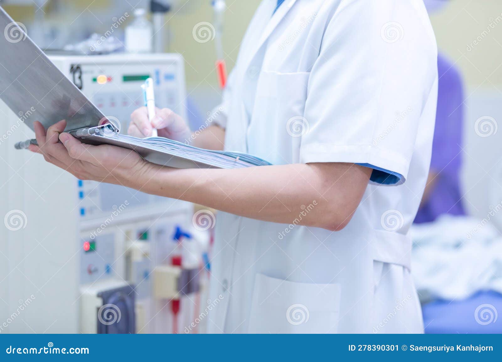 The Specialist are Checking Continuous Renal Replacement Therapy ...