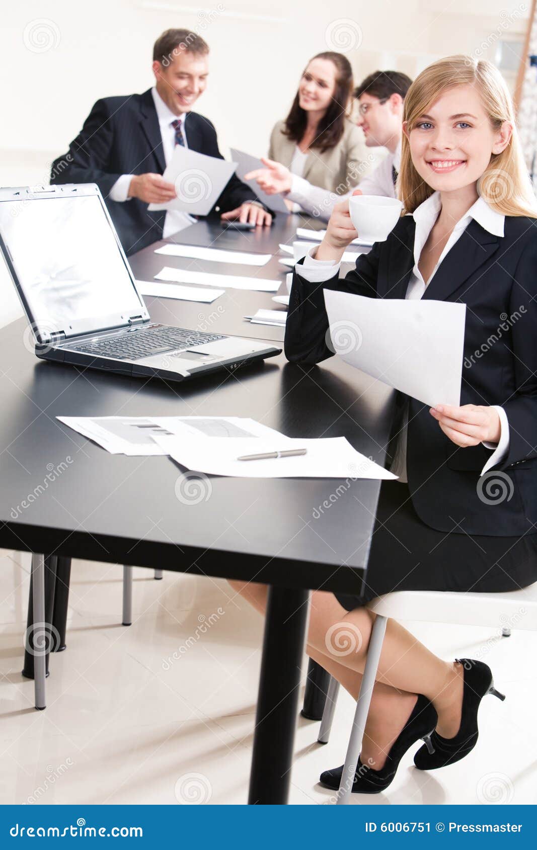 Specialist at work stock image. Image of partner, female - 6006751