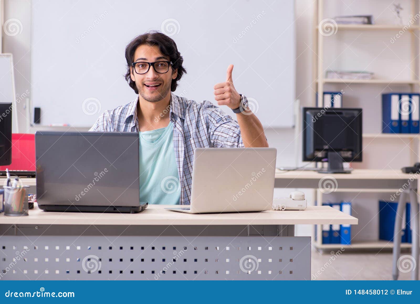 The it Specialist Working in the Office Stock Photo - Image of office ...