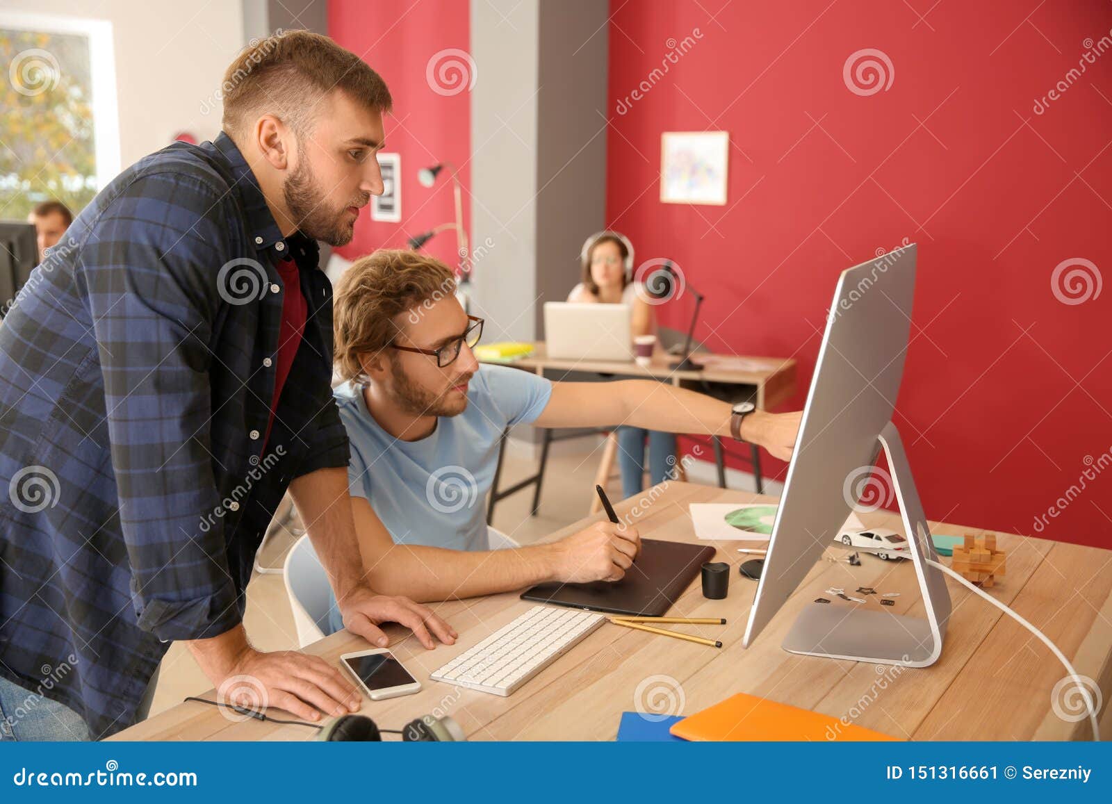 It Specialists Working in Office Stock Image - Image of accuracy ...