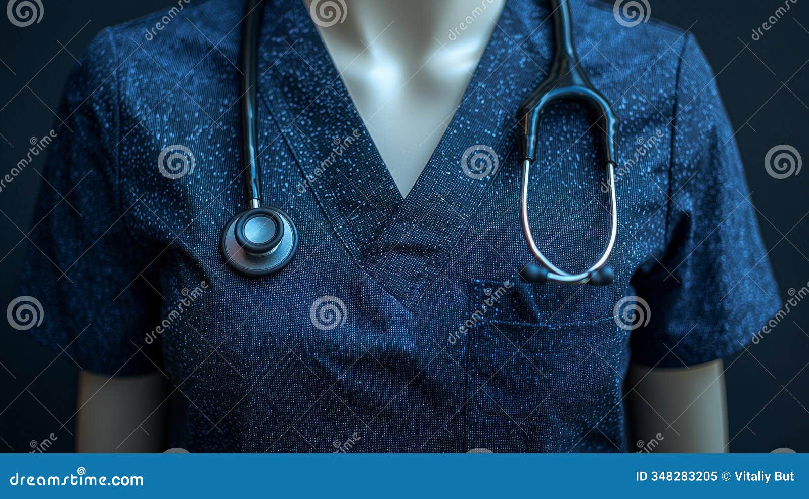 Specialized Radiologist Uniform Showcased Headless Mannequin Plain ...