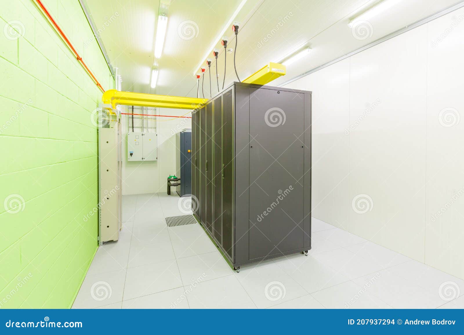 Network Servers in a Data Center. Tier III Carrier Neutral Data Center ...