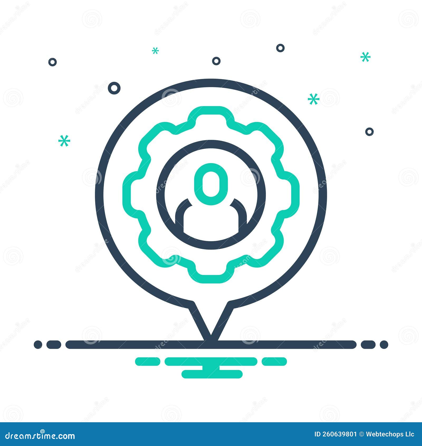 Mix Icon for Specializing, Peculiarity and Trait Stock Vector ...