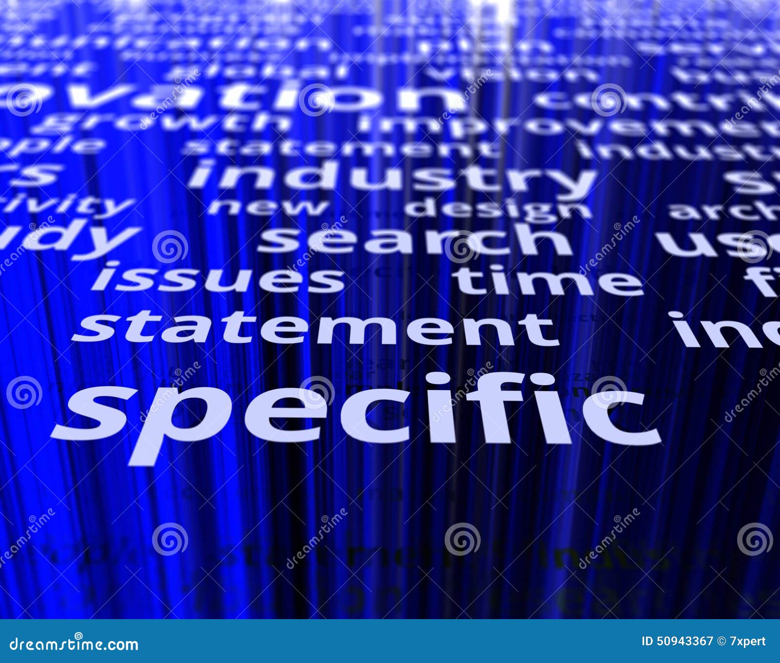 Specific concept stock illustration. Illustration of business - 50943367