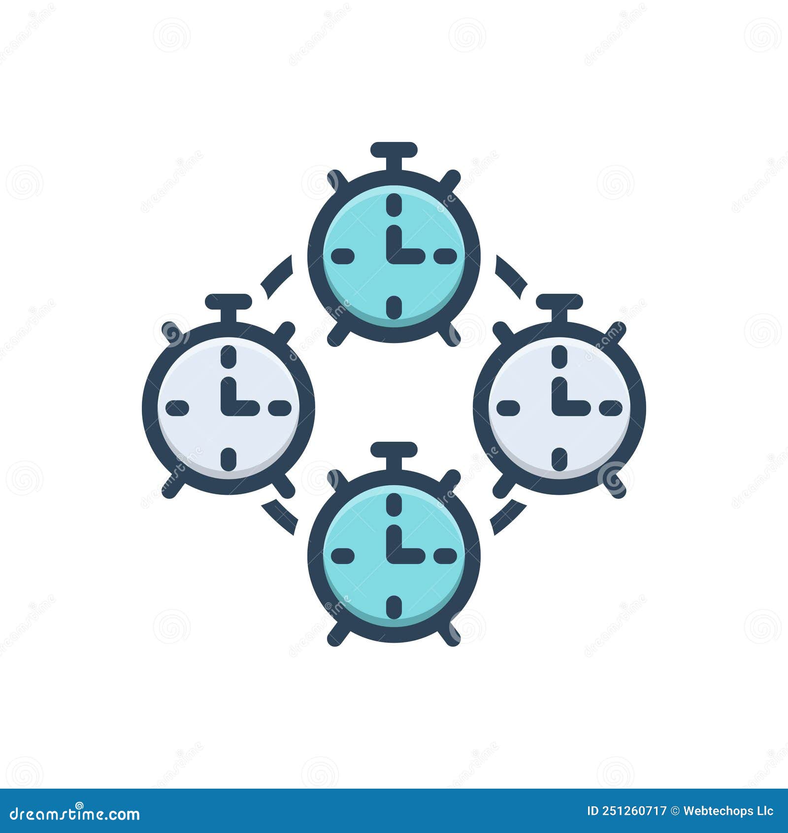 Color Illustration Icon for Specify, Individuate and Define Stock ...