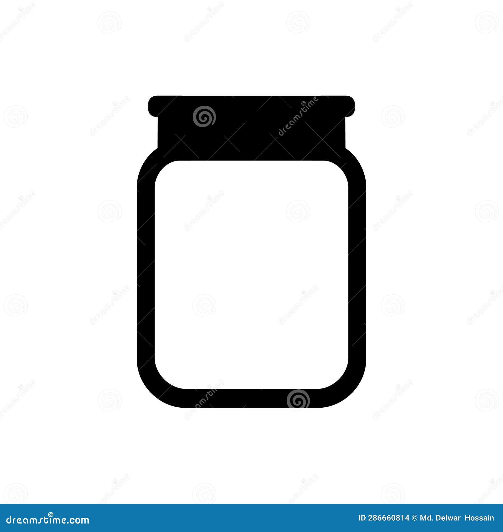 Specimen jar icon stock illustration. Illustration of vector - 286660814