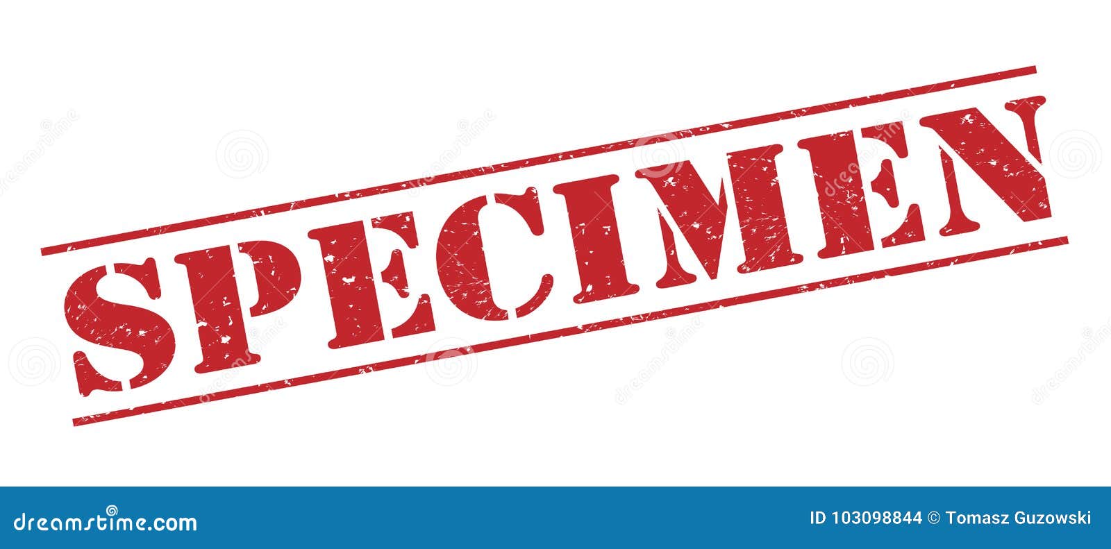 Specimen Red stamp stock illustration. Illustration of white - 103098844