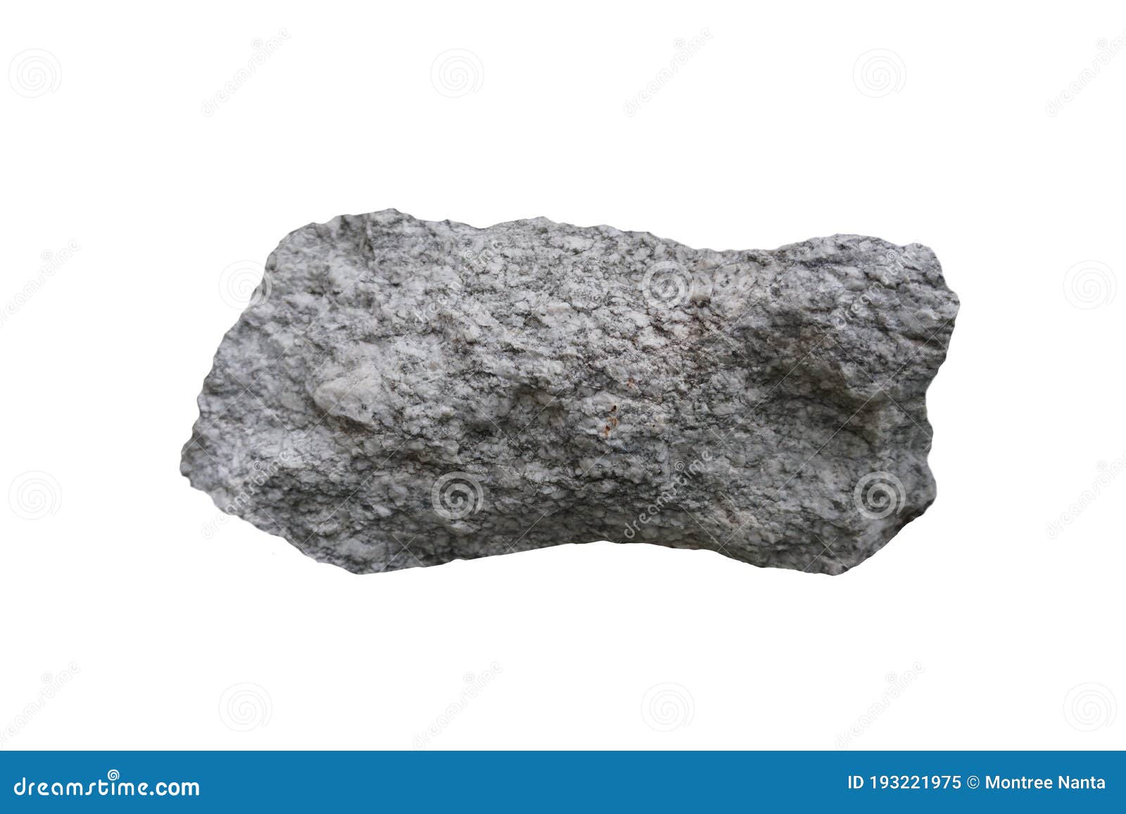 Specimen of Tuff Rock Isolated on a White Background. Stock Image ...