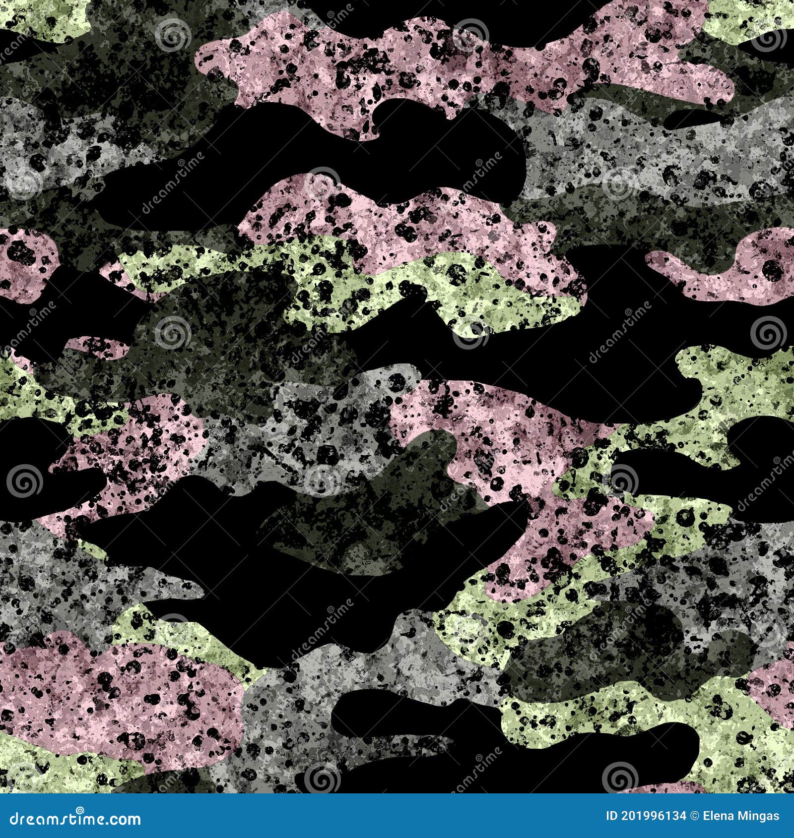 Speckled Abstract Army Camouflage Pattern Stock Illustration ...