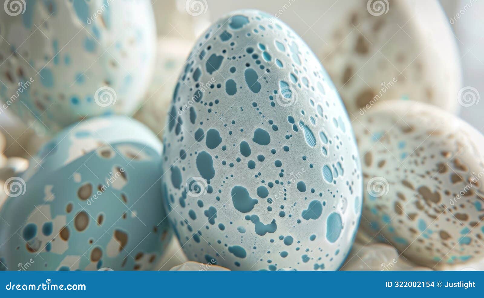 The Speckled Spots on the Eggshell are a Mixture of Pale Blue and Beige ...