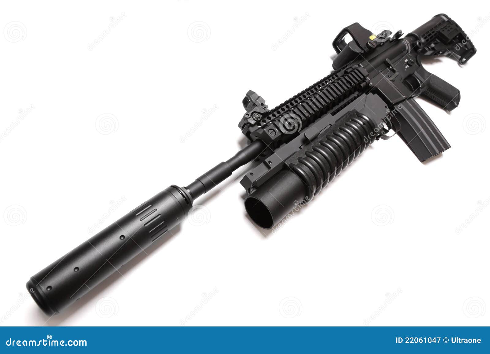 SpecOps M4A1 Assault Carbine. Stock Image - Image of modern, assault ...