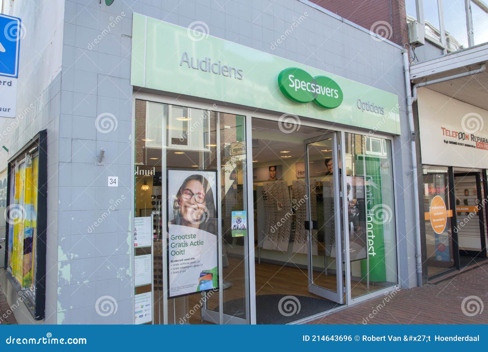Specsavers Store at Den Helder the Netherlands 23-9-2019 Editorial ...