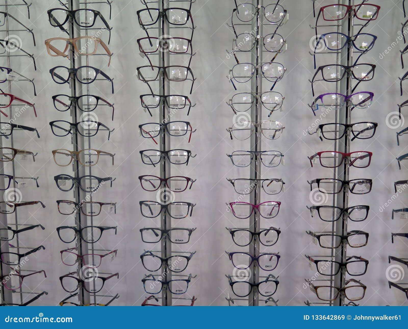 Spectacle Frames on Display Editorial Stock Image - Image of ...